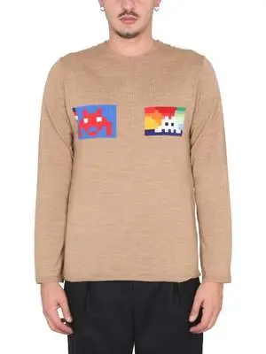 Comme Des Garçons Wool Jersey - Beige
