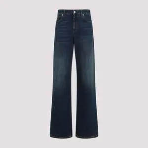 Alexander McQueen Wide-leg Jeans - Blue