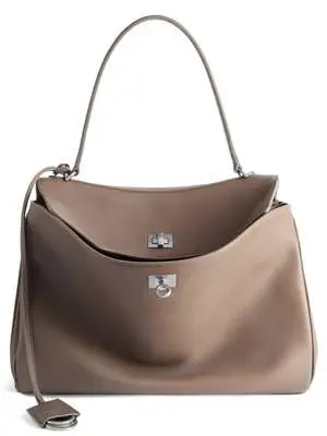 Balenciaga Balenciaga Medium Rodeo Handbag Beige
