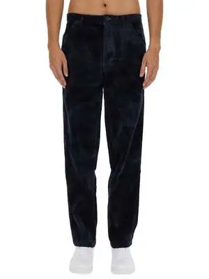 Comme Des Garçons Velvet Trousers - Blue