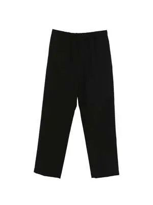 LARDINI Pure Virgin Wool Tailored Trousers - Nero