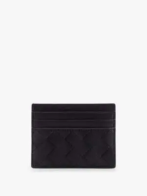 Bottega Veneta Intrecciato Credit Card Case - Black