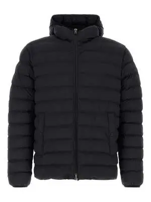 Herno Quilted Stand Collar Jacket - Nero