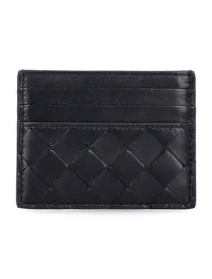 Bottega Veneta Mini Intrecciato Leather Card Case