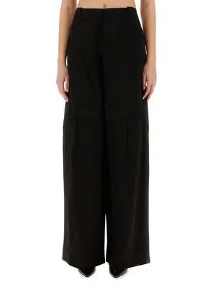 TOM FORD Satin Cargo Trousers - Black