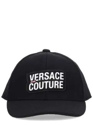 Versace Printed Baseball Cap - Black
