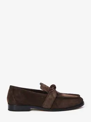 Bottega Veneta Signature Leather Knot Flat Shoes