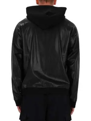 Versace Logo-patch Hoodie - Black