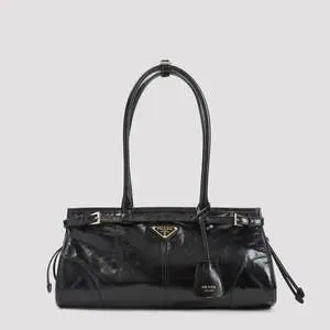 Prada Medium Bonnie Handbag - Black
