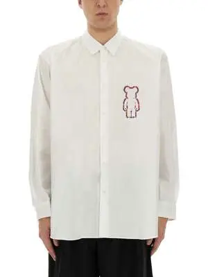 Comme Des Garçons Patch-detail Shirt - White
