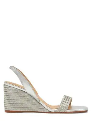 CastaÑer Barband 142 Wedge Sandals - Silver