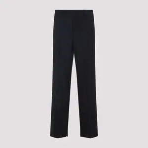 Gucci Wool Gabardine Trousers - Black