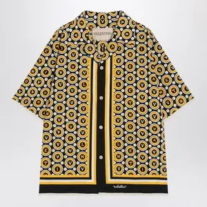 Valentino Garavani S Bowling Shirt - Nerogiallo