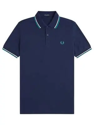 Fred Perry Classic Logo Polo Shirt For - Blue