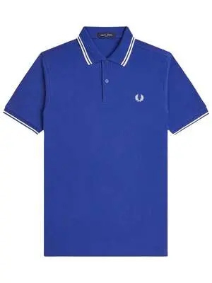 Fred Perry Cotton Short-sleeve Polo Shirt - Blue