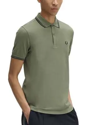 Fred Perry Classic Cotton Polo Shirt For - Green