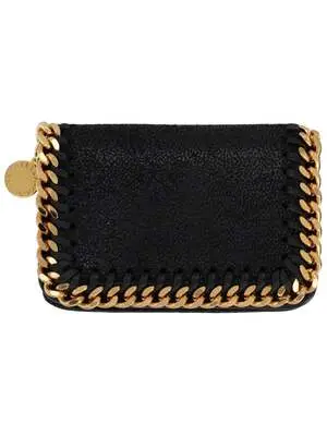 Stella McCartney STELLA MCCARTNEY Chain-Trim Clutch Bag Black
