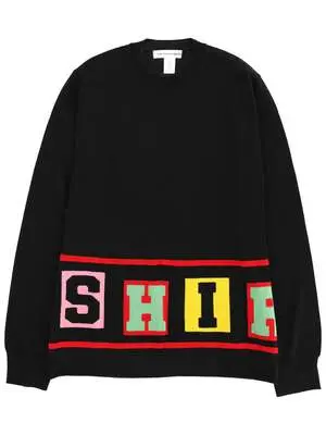 Comme Des Garçons Long Sleeve Sweater - Black