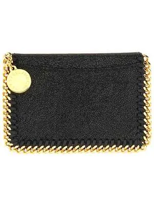Stella McCartney STELLA MCCARTNEY Falabella Zip Cardholder Black