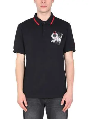 Fred Perry X Raf Simons Regular Fit Polo - Black