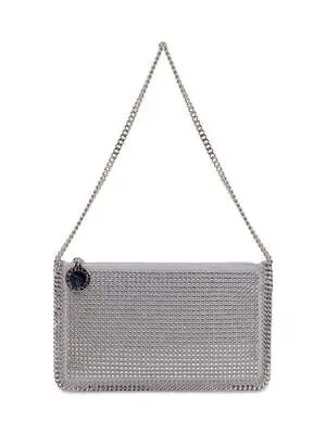 Stella McCartney Pochette Clutch With Chain - Silver
