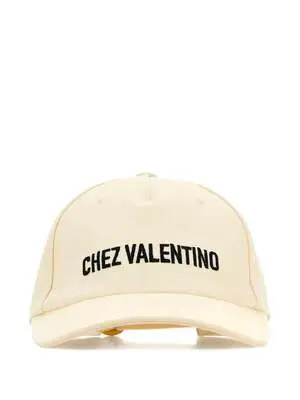 Valentino Garavani Adjustable Strap Embroidered Hat