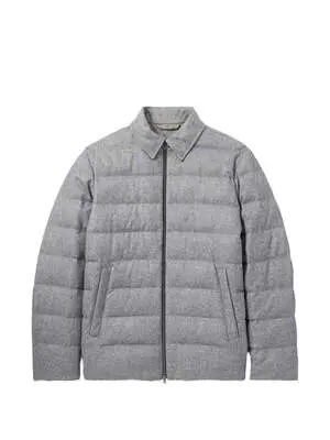 Herno Short Puffer Jacket - Grigio