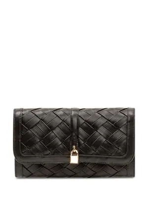 Stella McCartney Mini Portasheet Wallet With Unique Detailing - Black