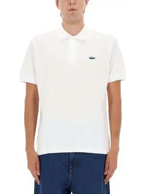 Lacoste Cotton Short Sleeve Polo Shirt - White