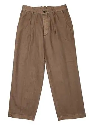 NINE:INTHE:MORNING Classic Cotton Trousers Fall/winter 2025 - Brown