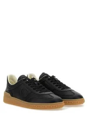 Valentino Garavani Upvillage Low-top Leather Sneakers - Black