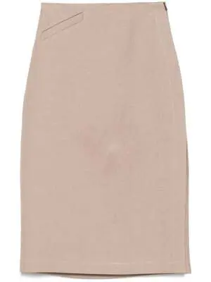 FENDI Fendi Waxed Linen Skirt