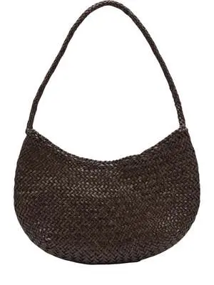 Dragon Diffusion Mini Woven Leather Shoulder Bag