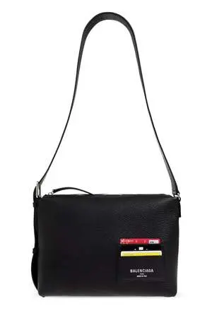 Balenciaga Structured Mini Messenger Bag - Black