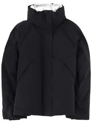 Herno Crinkle Metallic Jacket - Black