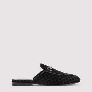 Gucci Horsebit Velvet Mules