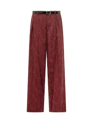 Dolce & Gabbana Striped Wide-leg Trousers