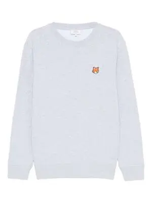 Maison Kitsuné Regular Fit Fox Head Sweatshirt - Grey