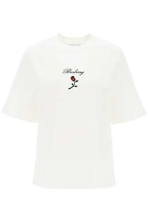 Burberry Cotton Logo T-shirt - White