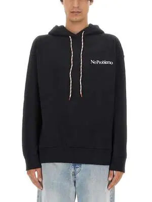 Aries Logo Sweatshirt - Black