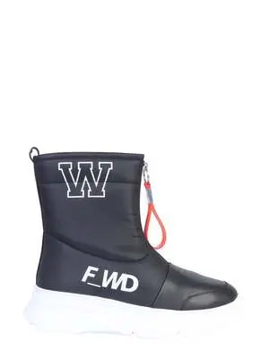 FORWARD Mini Leather Boot - Black