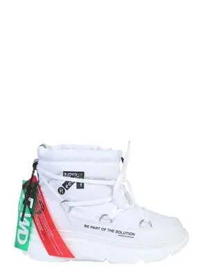 FORWARD Lace-up Platform Boots - White