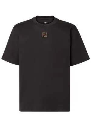 Fendi T-shirt Cotton - Black