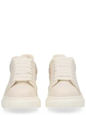 Alexander McQueen Leather Sneakers - White