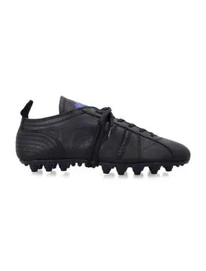 PANTOFOLA D'ORO Classic Football-inspired Slip-on Sneakers - Black