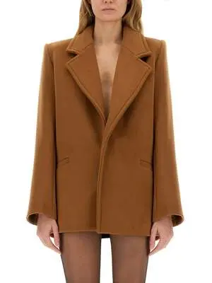 Saint Laurent Short Wool Coat