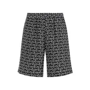 Burberry Silk Bermuda Shorts - Black