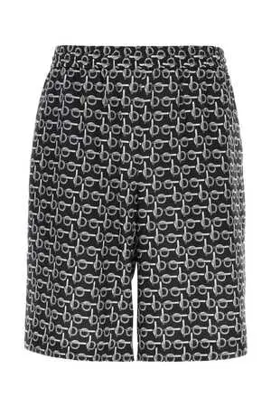 Burberry Silk Bermuda Shorts - Printed