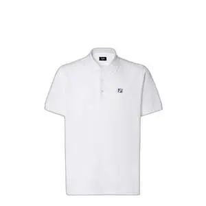 Fendi Polo Shirt Cotton - Bianco