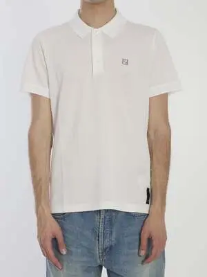 Fendi Polo Shirt Cotton - White